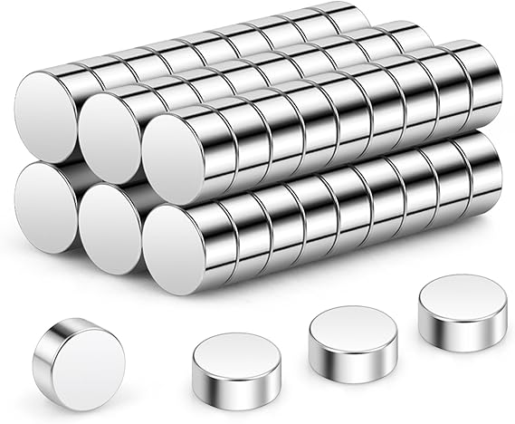 Wukong N45 Tiny Magnets 4x2mm | 60 Pack, Small Round Magnets for Craft ...