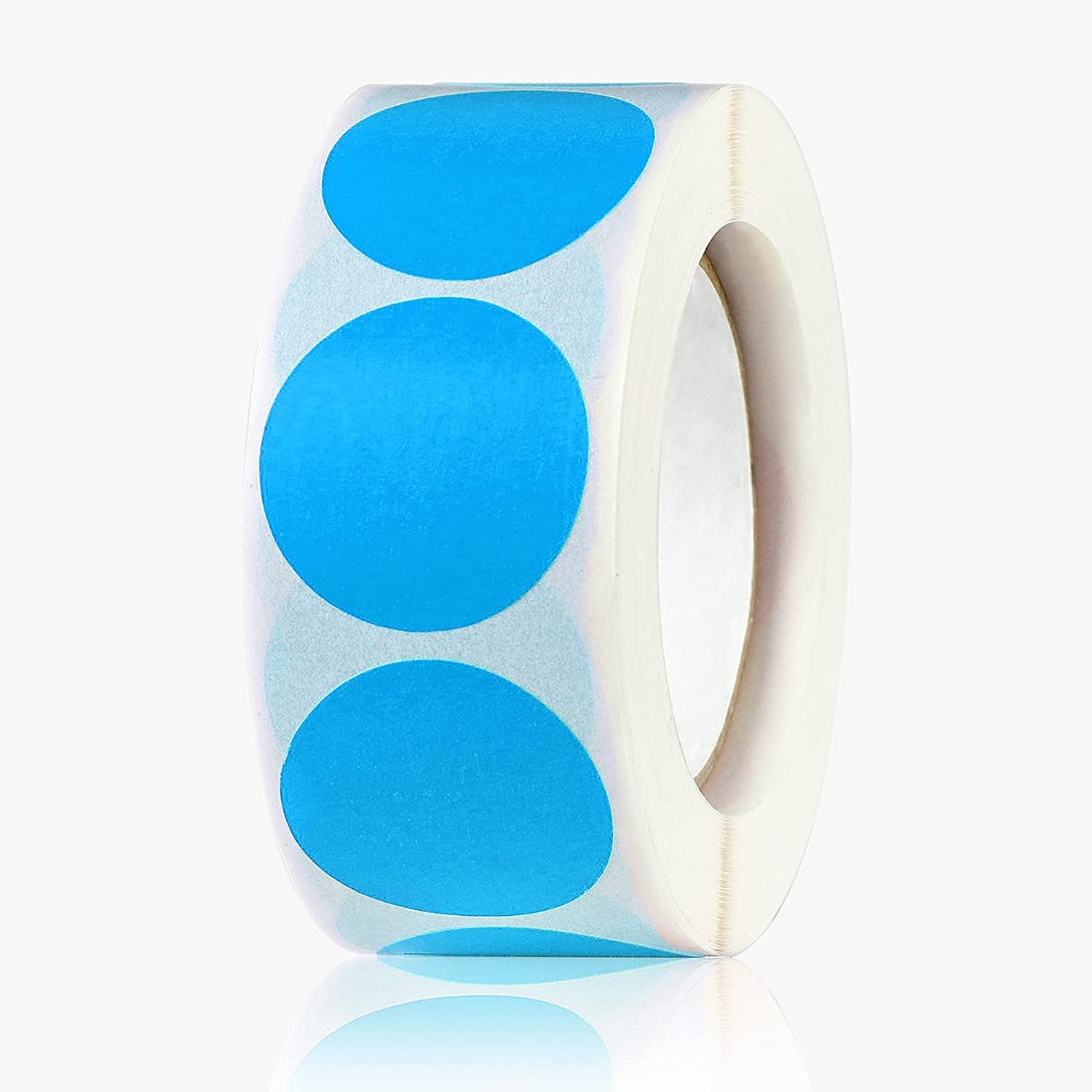 Buy True Ally 3000 Piece Blue Color 1 Inch Round Dot Sticker Self buy-true-ally-3000-piece-blue-color-1-inch-round-dot-sticker-self