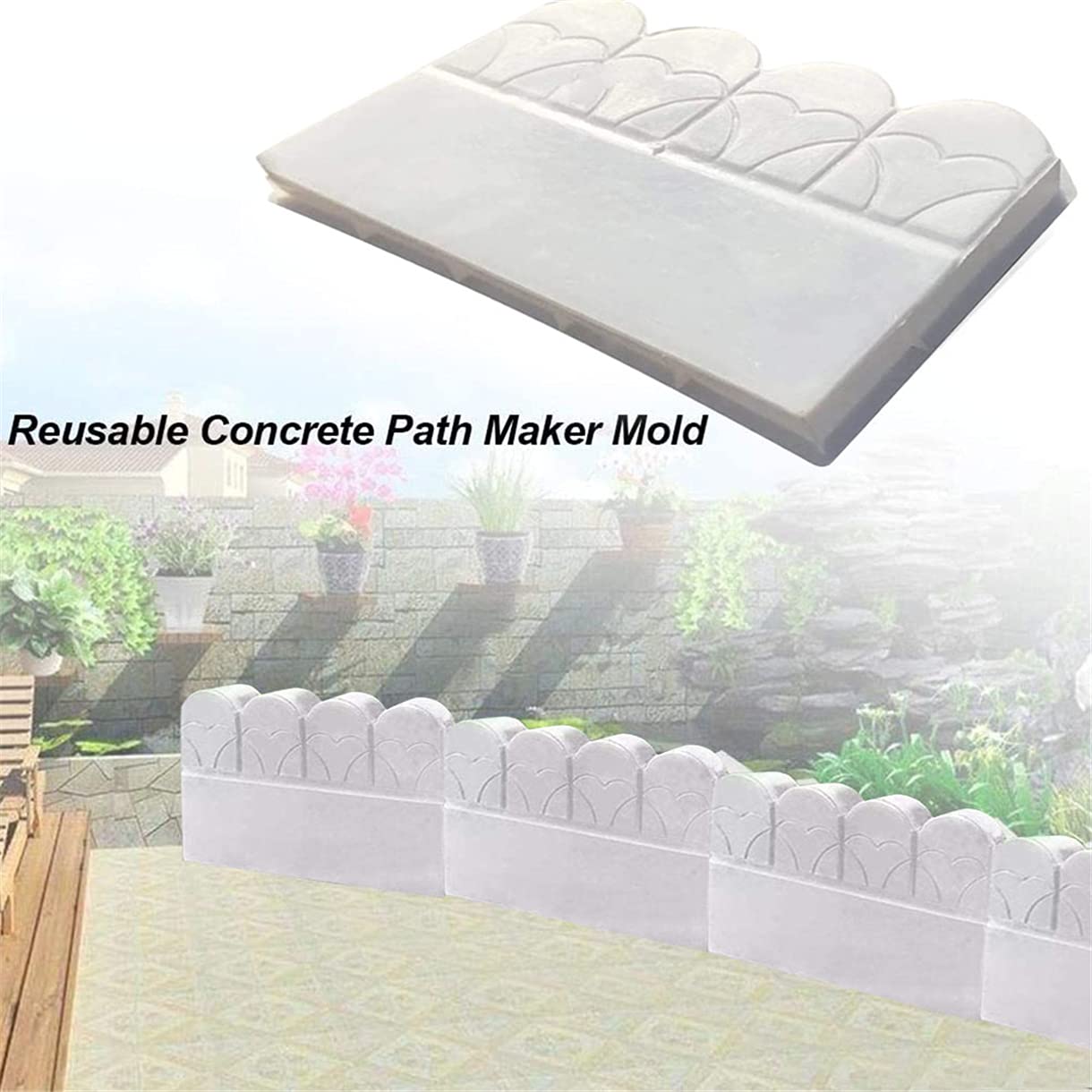 Garden Edging Stone Plastic Mold
