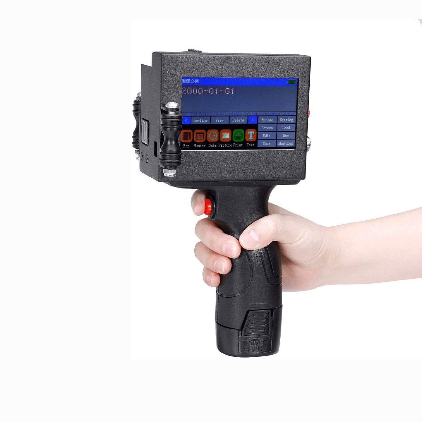 Buy ALIZJJ Label Printer - Commercial Grade Direct Thermal High Speed ...