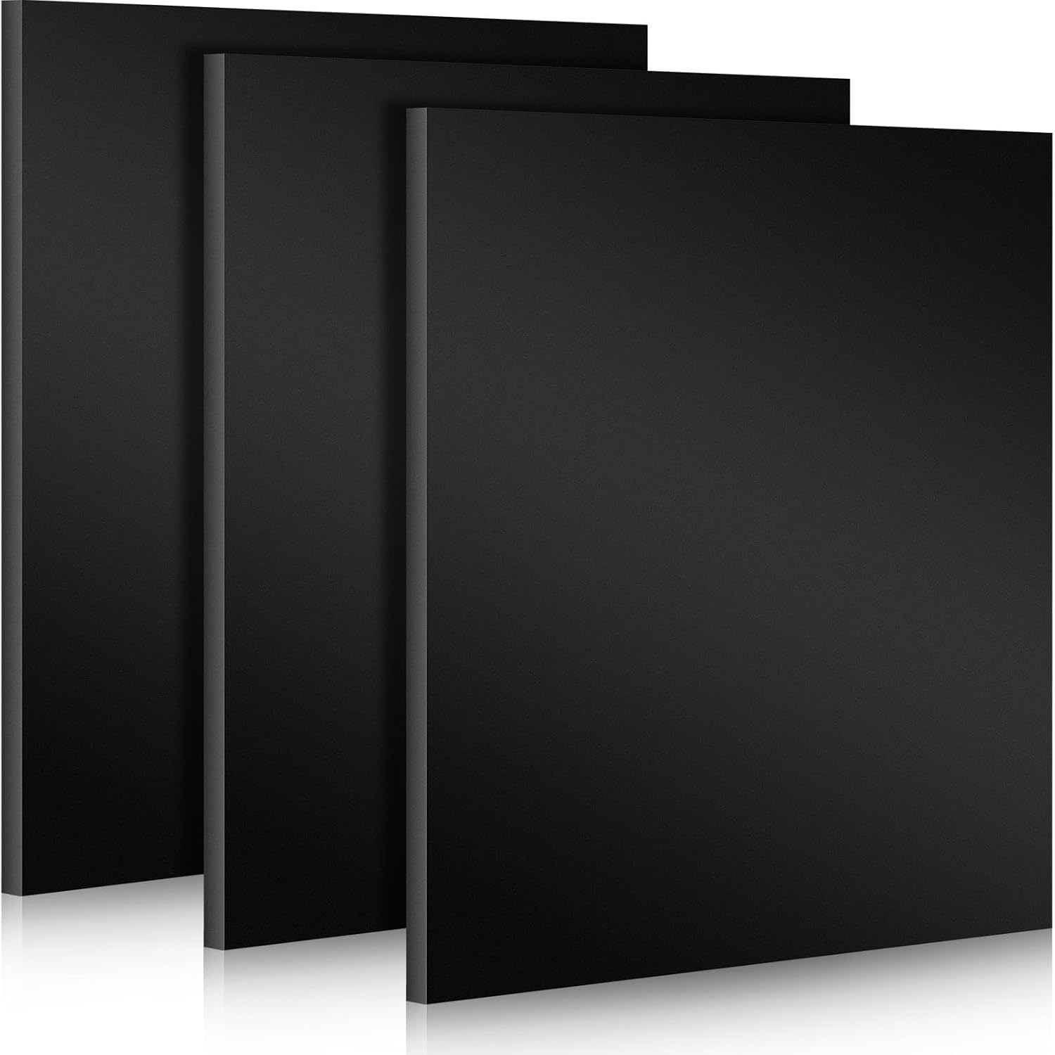 Amazon.com: Frienda 3 Pcs 1/2" Thick, 12" x 12" Black HDPE Sheet HDPE ...