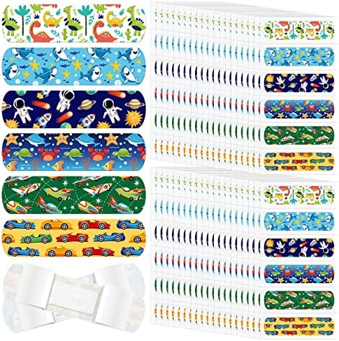 Amazon.com: 120pcs Kids Bandages Cute Cartoon Bandages Flexible ...