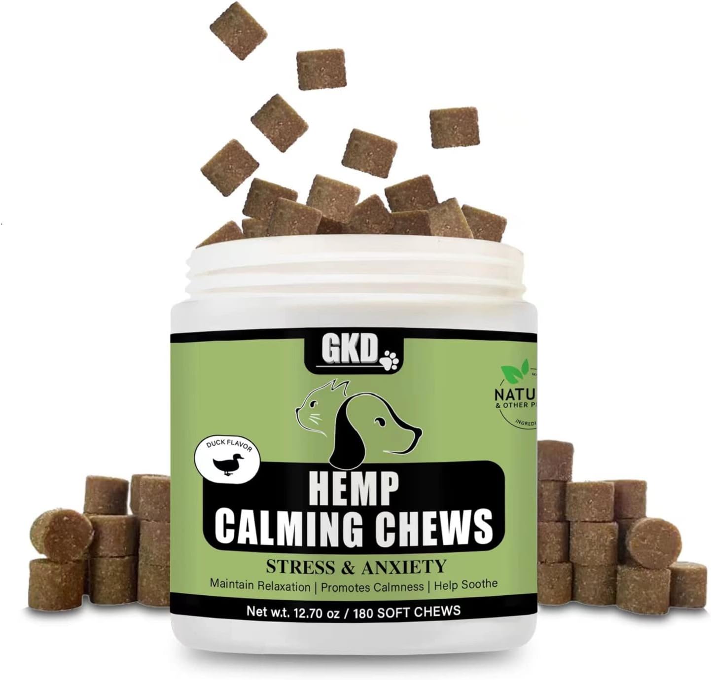 Amazon.com : Calming Chews for Dogs, Dog Calming Treat, of Alleviating ...