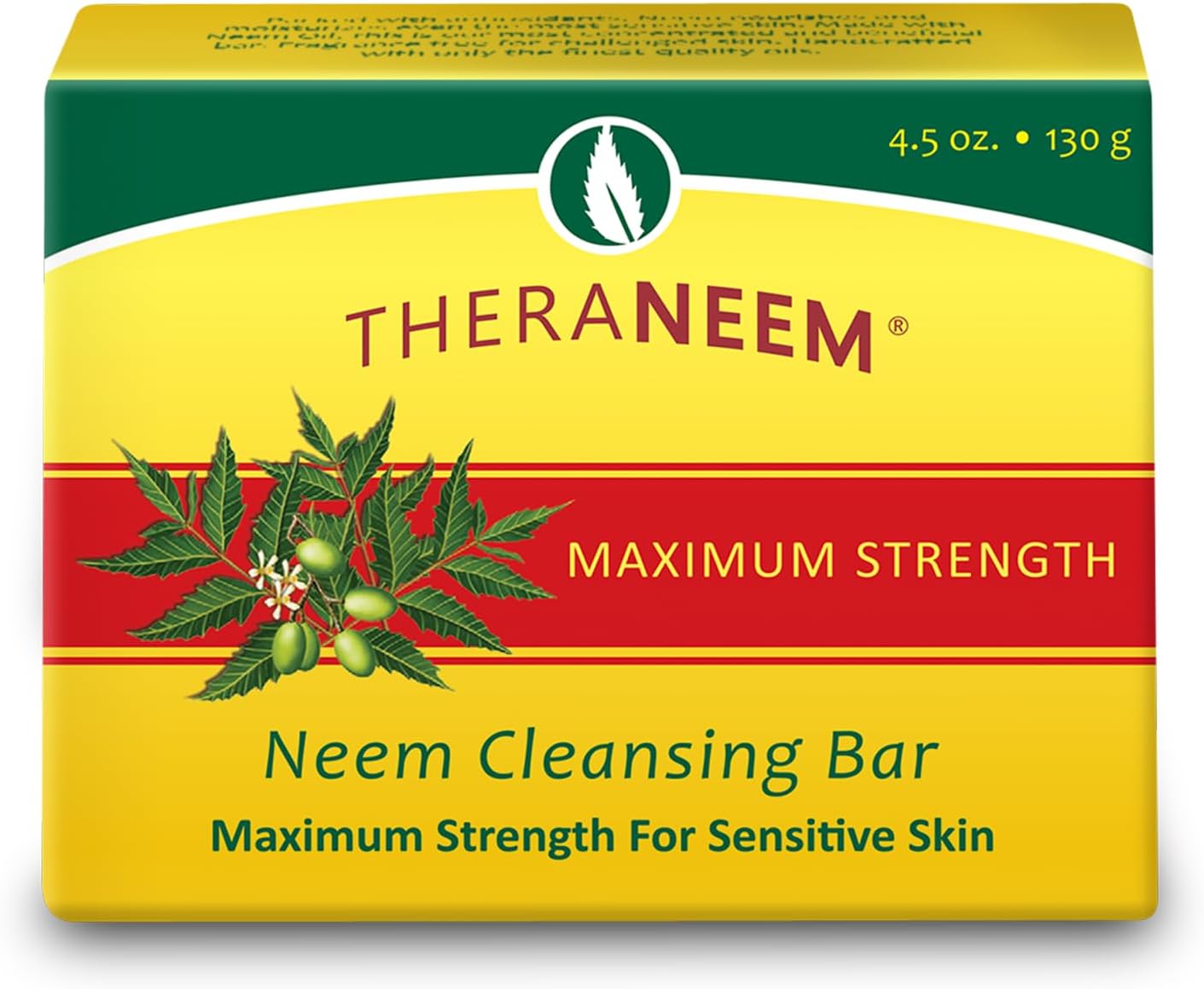 Amazon.com : TheraNeem Neem Therape Cleansing Bar, Maximum Strength ...