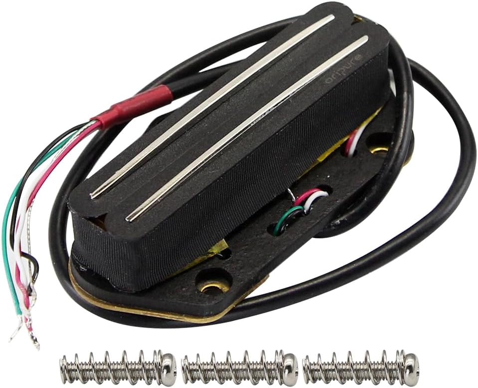 Amazon.com: Artec TRA73C Alnico 5 Hot Rail Tele Pickup Single Coil ...