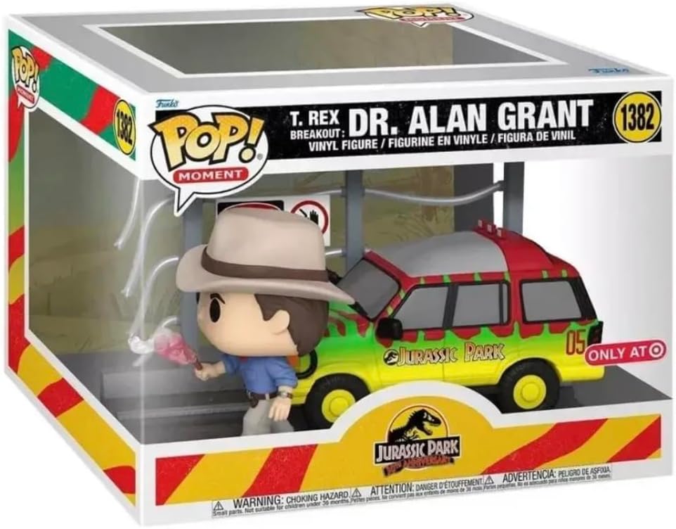 Amazon.com: Funko Pop! Town: Jurassic Park - John Hammond with Gates ...
