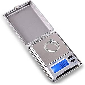 Amazon.co.jp: High Precision Electronic Scale 0.01g Portable Mini ...