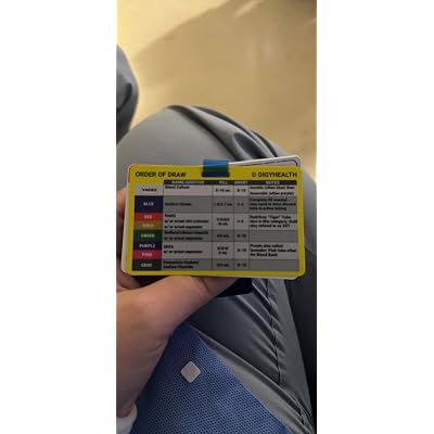 Order of Draw Badge Card for Phlebotomy – Thailand | Ubuy