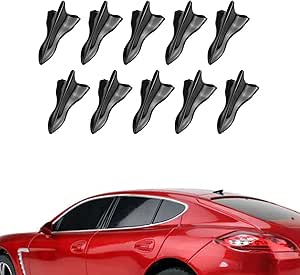 Amazon.com: QODOLSI 10 PCS Diffuser Shark Fin Kit, Car Roof Shark Fins ...