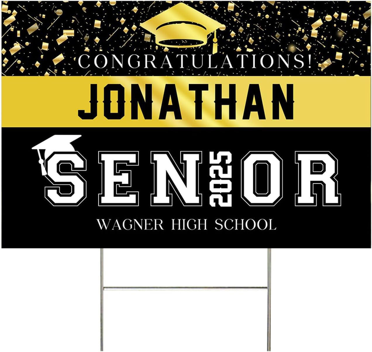 Amazon.com : Personalized Graduation Party Welcome Sign, Class of 2025 ...