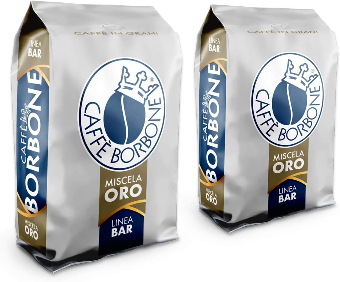 Amazon.com : Caffe Borbone Whole Bean Coffee, Medium-Dark Roast, Gold ...