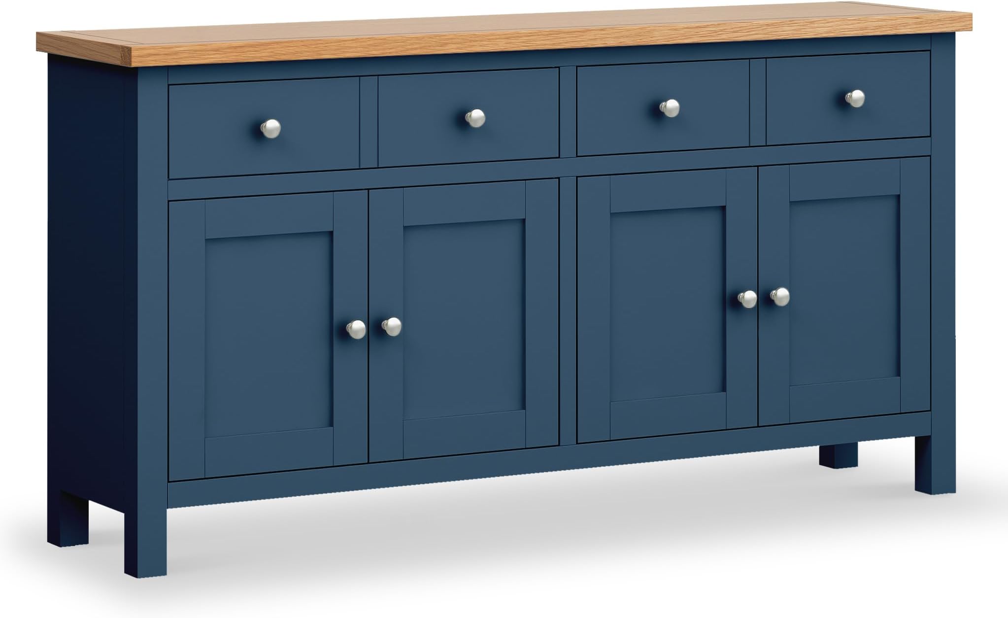 Farrow Navy Blue Extra Large Sideboard Cabinet for Living Room ...