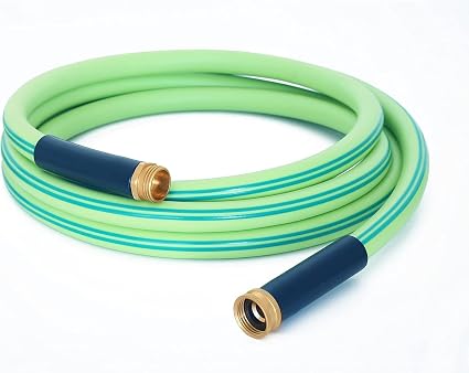 Amazon.com : Atlantic Heavy Duty Garden Hose 5/8 Inch x 12 Foot Green ...