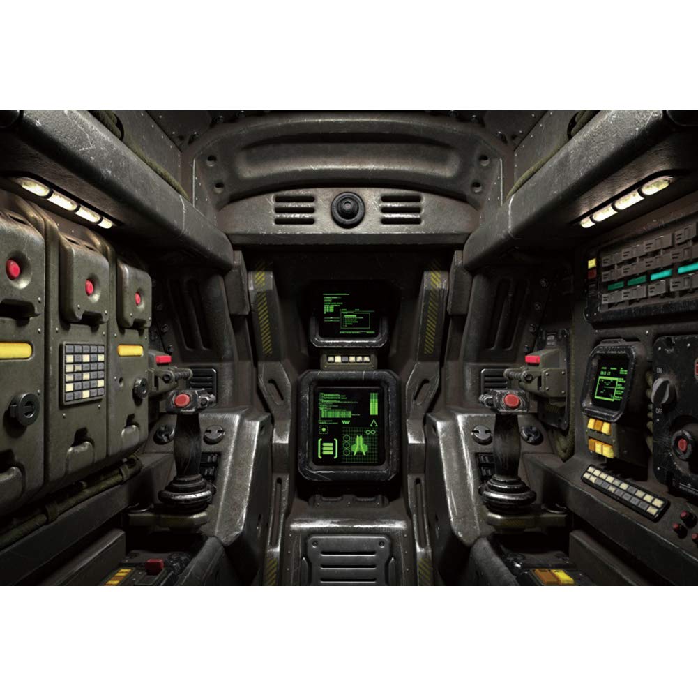 Spaceship Cockpit Interior View From The Cockpit Of A Spaceship