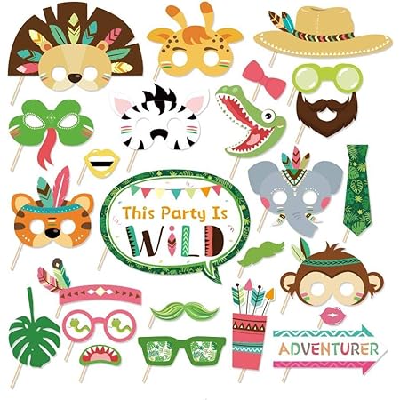 Amazon.com: Funny Wild Safari - African Jungle Adventure Birthday Party ...