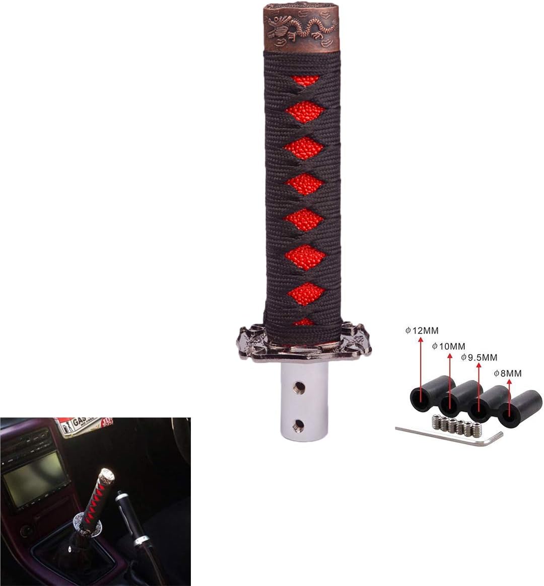 Amazon.com: SMKJ Shift Knob Adapter Kit Universal Short Samurai Sword ...