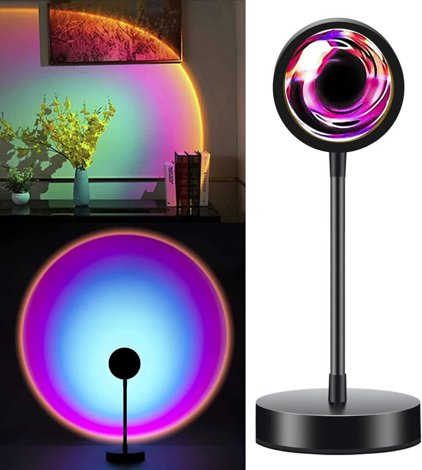 Xdalula Rainbow Led Lights - Rainbow Projector Lamp Rainbow Maker with ...