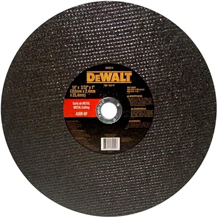DEWALT Disco Abrasivo de Corte 14 X 1 Pulgadas DW0014 : Amazon.com.mx ...