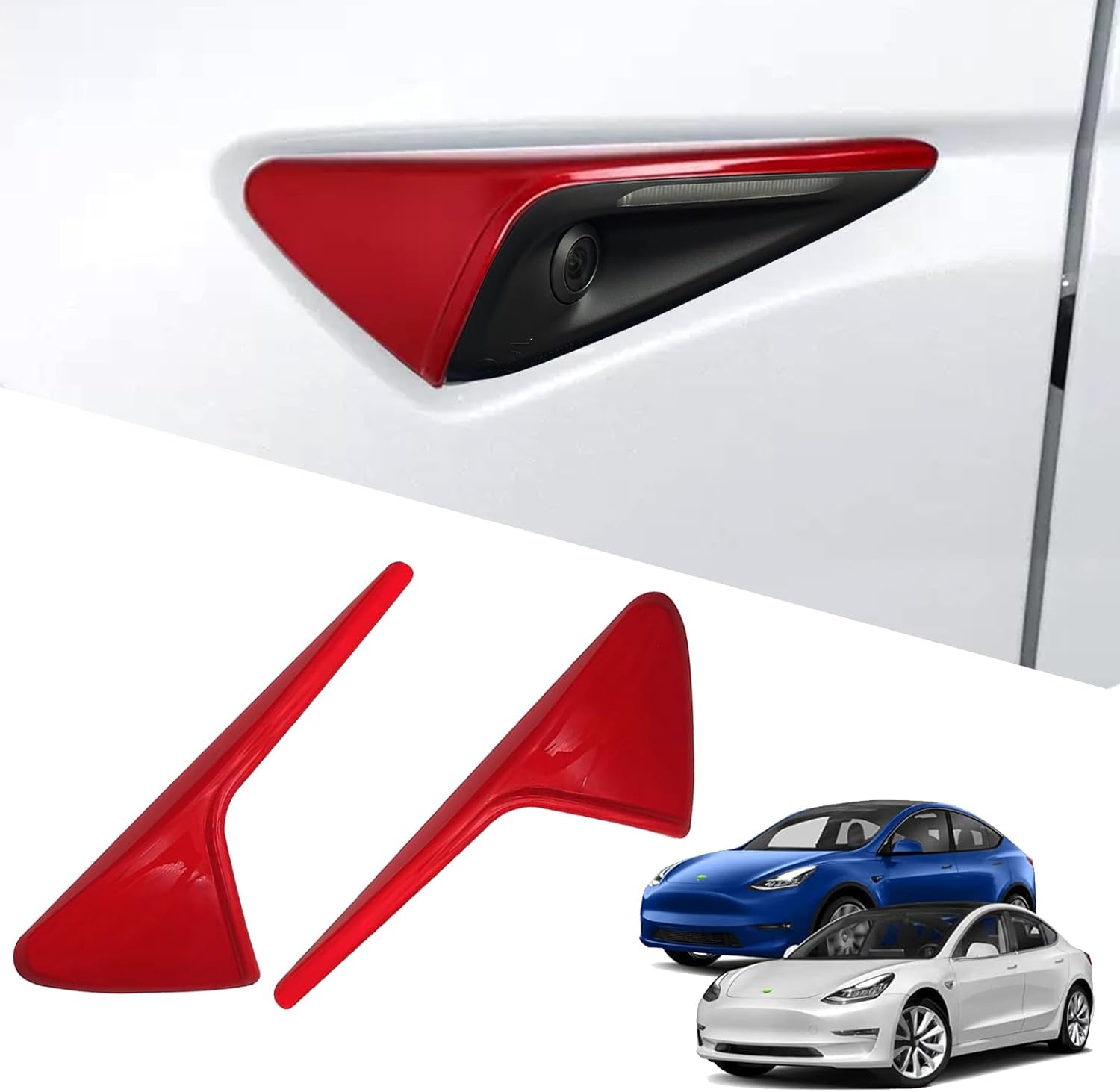 Amazon.com: YHCDSEA Model Y/3 HW4.0 Side Camera Protection Cover ...