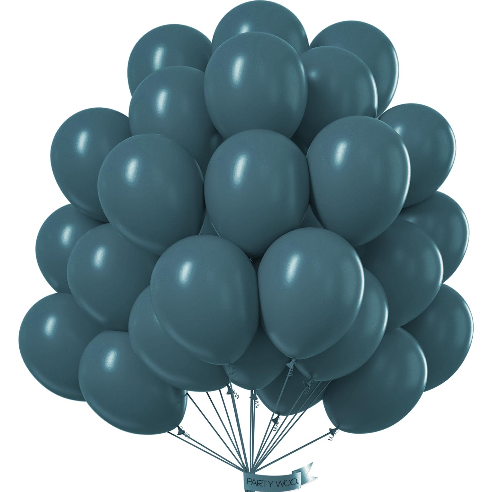 Amazon.com: PartyWoo Petrol Blue Balloons, 50 pcs 12 Inch Boho Blue ...
