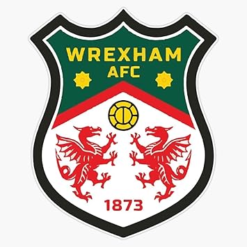 Amazon.com: Wrexham FC Football Shirt Home Team Sticker Vinyl Decal ...