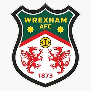 Amazon.com: Wrexham FC Football Shirt Home Team Sticker Vinyl Decal ...