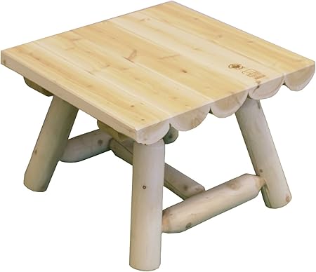 Amazon.com : Cedarlooks 0200090 Log Square Coffee Table : Home & Kitchen