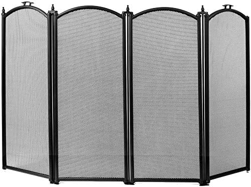 3 Panel Folding Fire Guard Fire Place Guard Fire Screen Spark Flame ...
