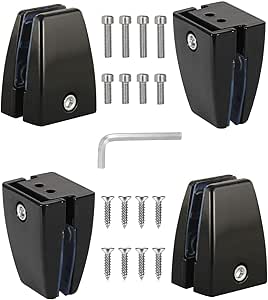 Amazon.com: huangweiting 4PCS Aluminum Alloy Clamp Support Office Desk ...