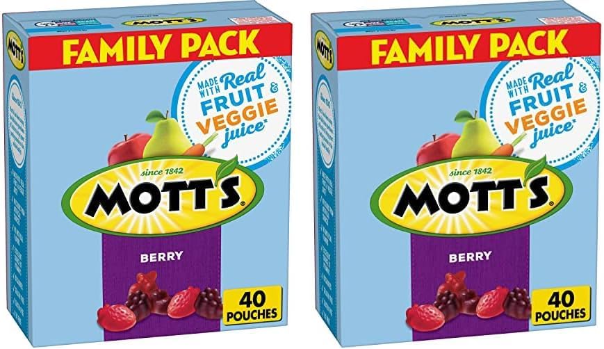 Amazon.com: Mott's Fruit Flavored Snacks, Berry, Family Pack, Gluten ...