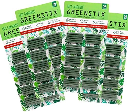 Lazy Gardener GreenStix Plant Food Sticks | Organic Fertilizer for Home ...