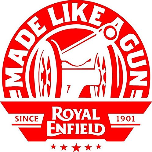 ARWY (Pack of 2) Made Like a Gun Red Sticker Decal Sticker for Royal ...