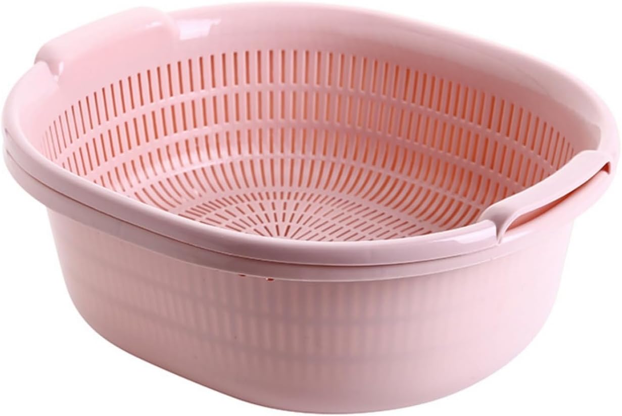 Amazon.com: WISELADY Fruit Vegetable Washing Basket, 2 in 1 Food Fruit ...