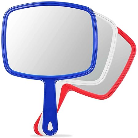 Amazon.com: OMIRO Hand Mirror, Double-Sided Handheld Mirror 1X/3X ...