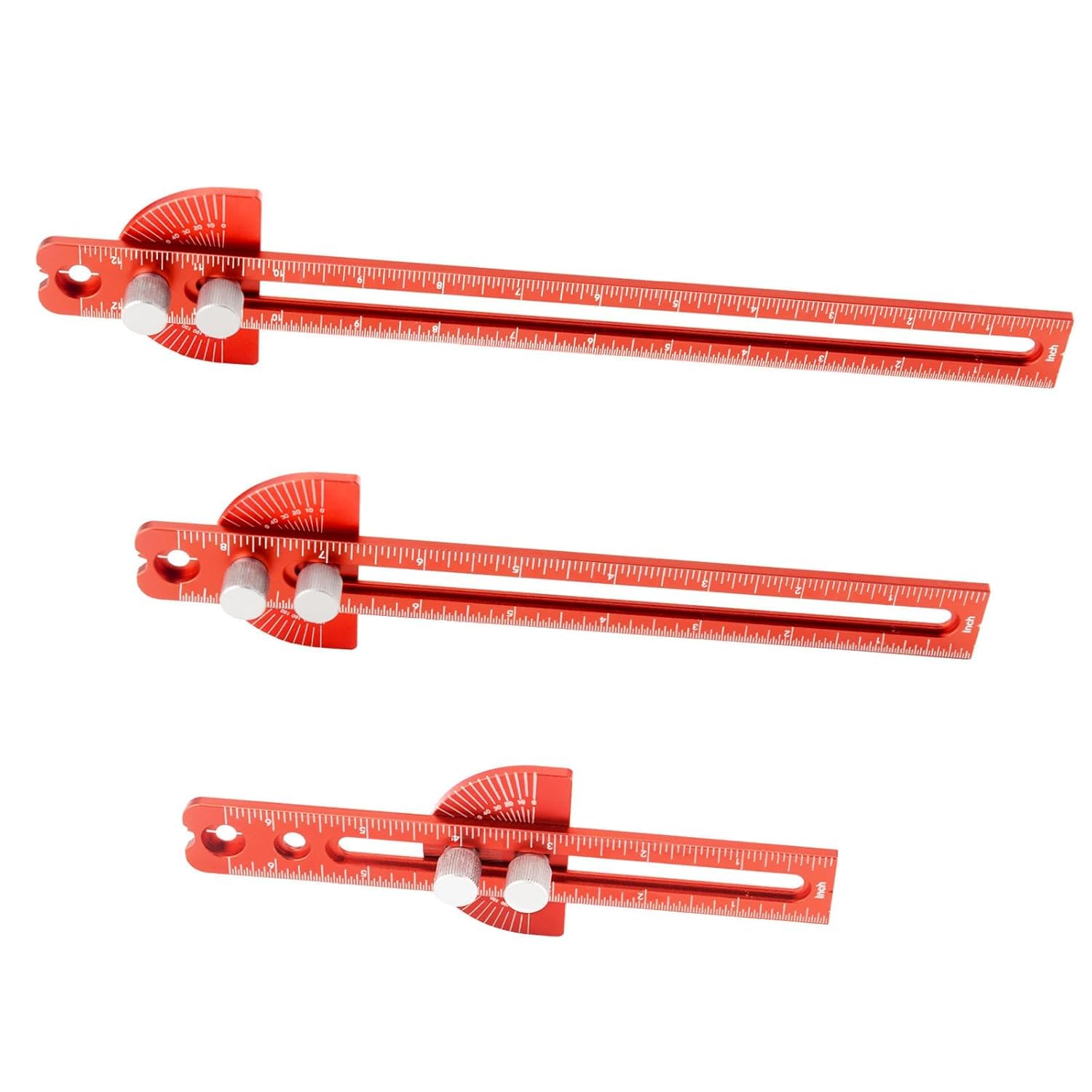 Snapklik.com : Woodworking Ruler, Adjustable Mark Angle & Straight Line ...