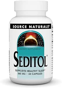 Amazon.com: SOURCE NATURALS Seditol 365 Mg Capsule, 60 Count : Health ...