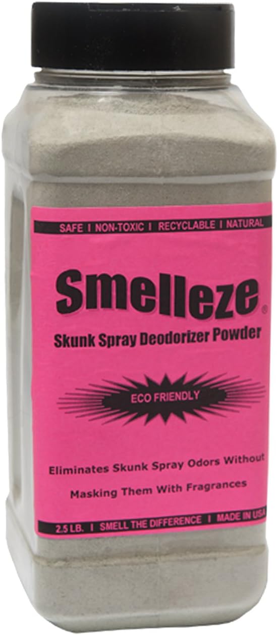 Amazon.com: SMELLEZE Natural Skunk Smell Removal Deodorizer: 2 lb ...