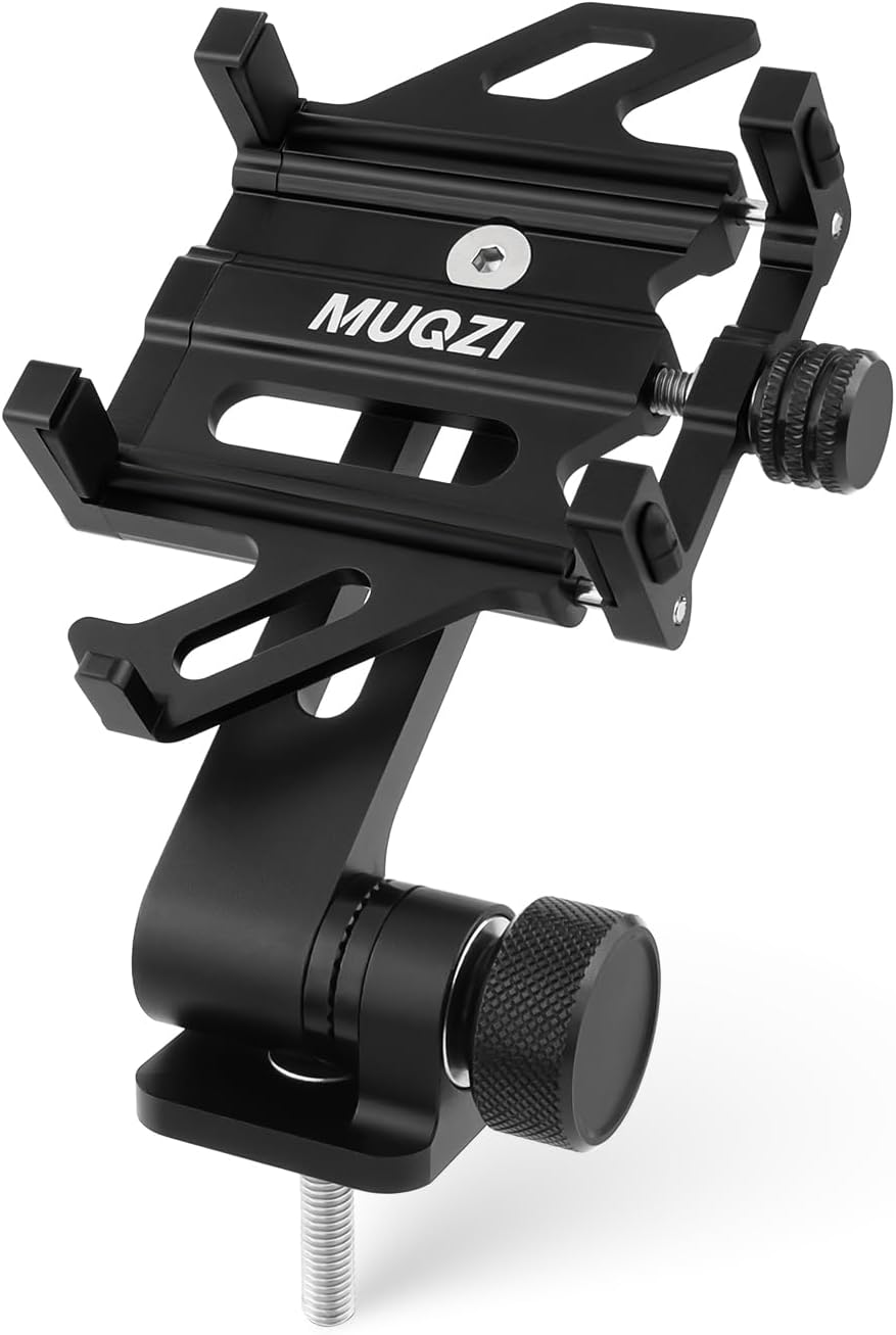 Amazon.com: MUQZI Bike Stem Phone Holder, Bicycle Cell Phone Holder Stem Mount Aluminum Headset ...