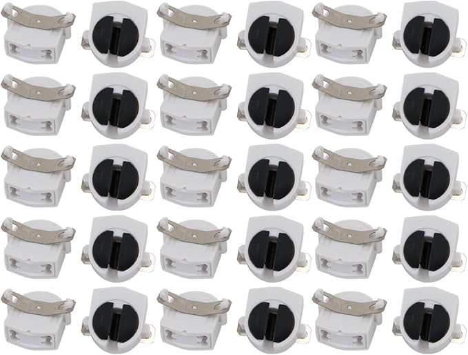 uxcell 30Pcs T5 Fluorescent Light Holder G5 Base Single Head Tombstone ...