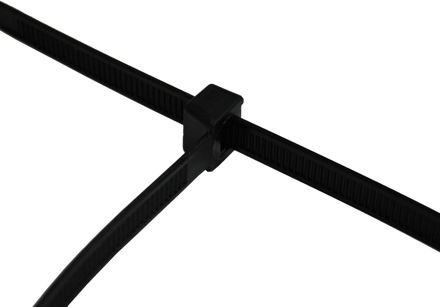 Pack of 100 Cable Ties Black 300 mm x 7.6 mm Craftsman Quality Cable ...