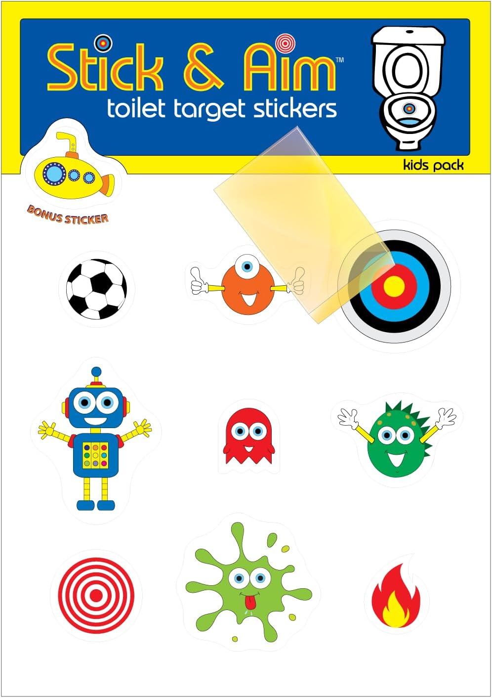 Amazon.com: Bullseye Toilet Targets - Bulk Pack (13 Targets) with ...