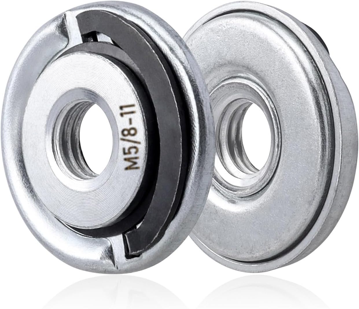Amazon.com: Yakamoz 2Pcs Quick Change Angle Grinder Flange Nuts 5/8-11 ...