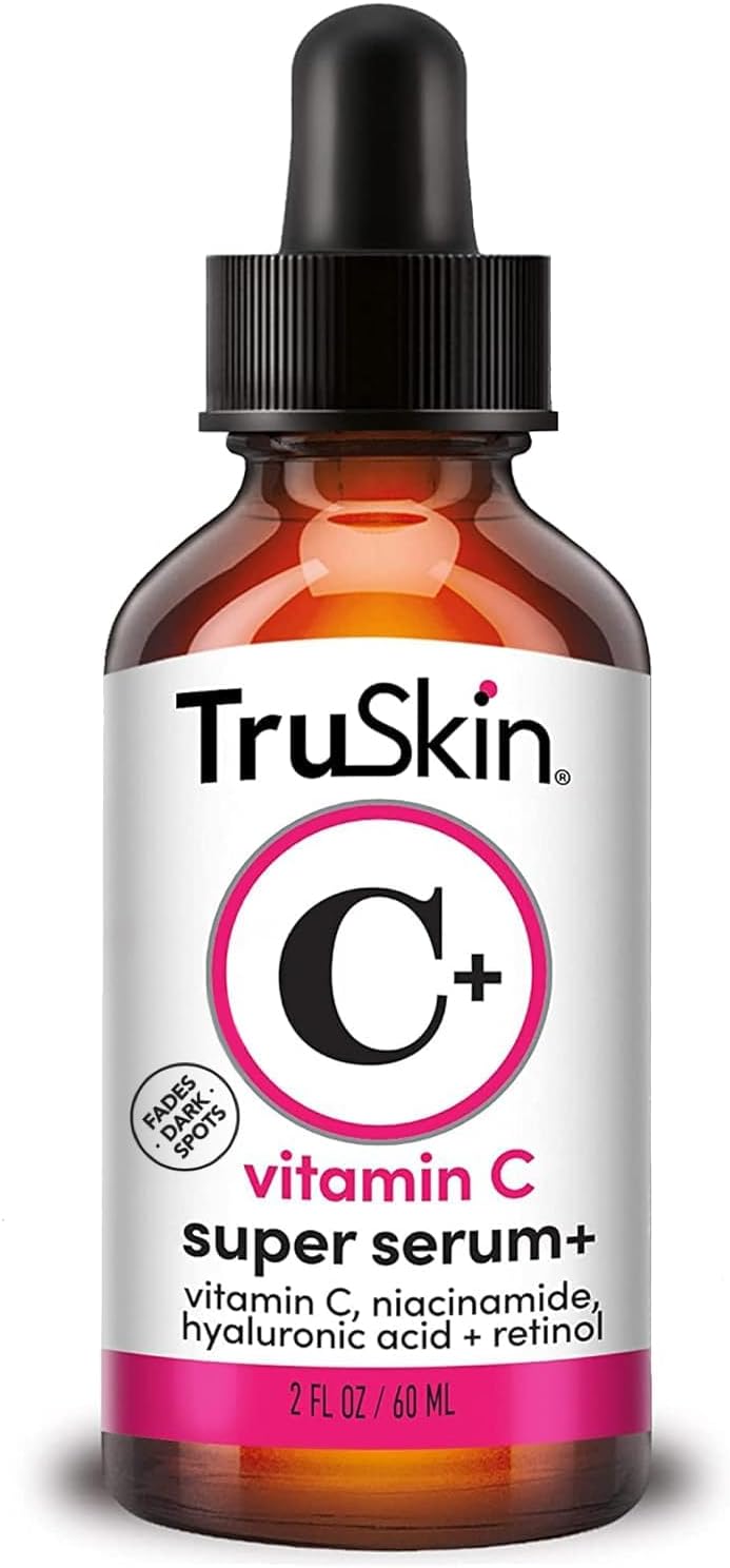 Amazon.com: TruSkin Super Vitamin C Face Serum with Niacinamide, Retinol, Hyaluronic & Salicylic ...