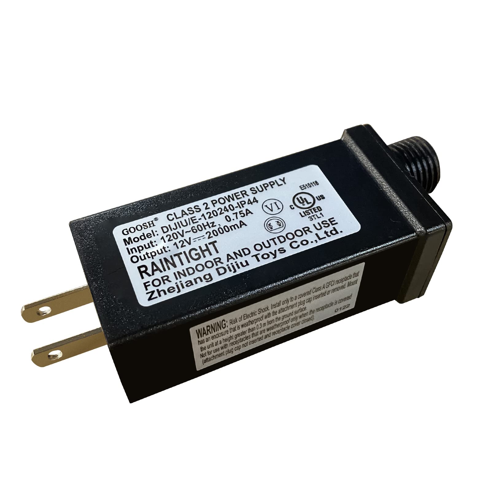 Snapklik.com : GOOSH 12V 2000mA LED Power Supply, Replacement Yard ...