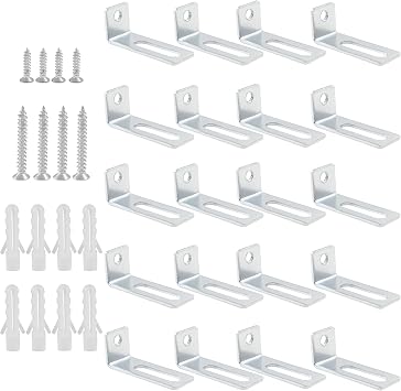 Amazon.com: Bivethoi 20 Set Whiteboard Brackets Whiteboard Installation ...