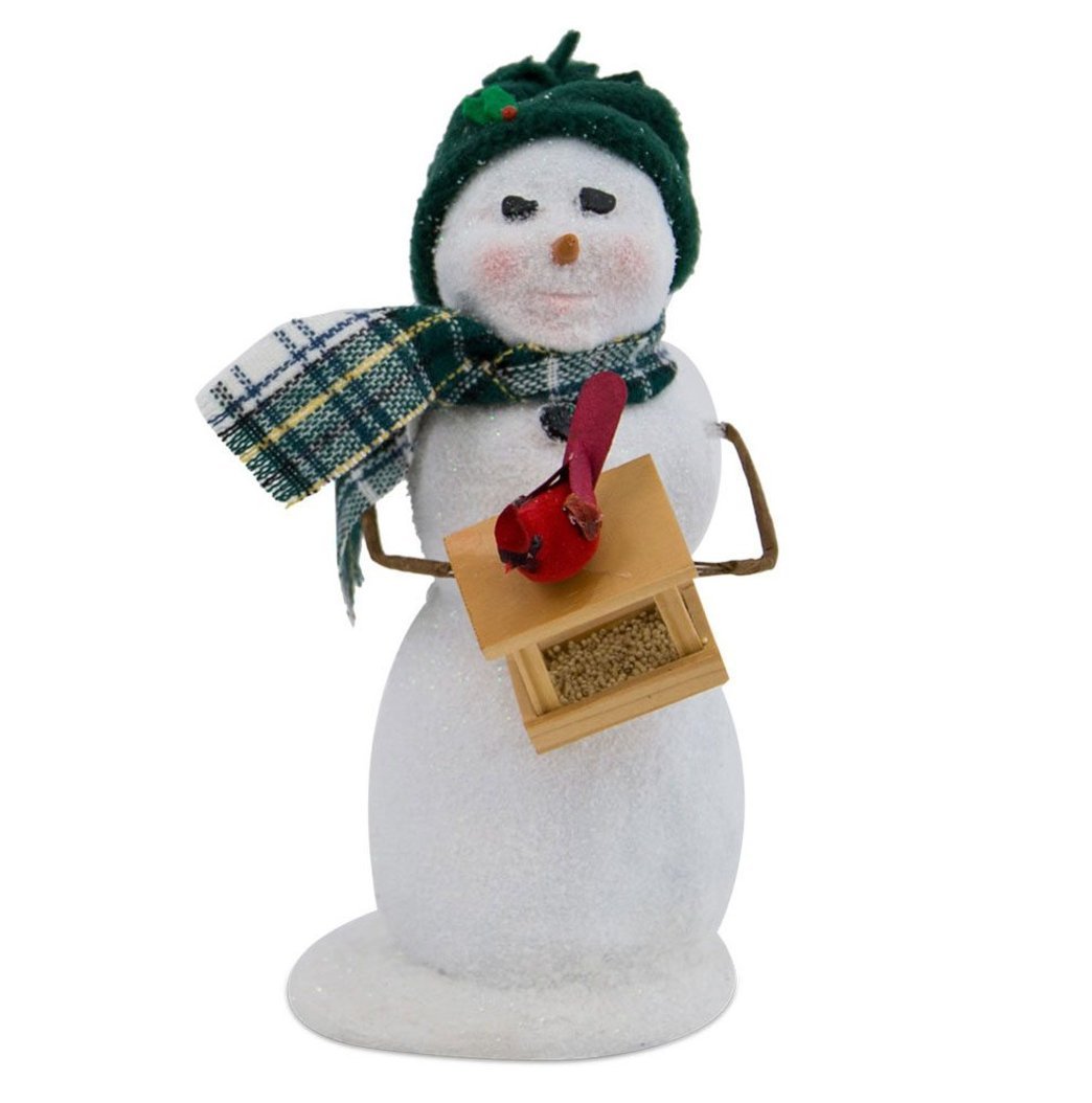 Amazon.com : Byers' Choice Snowman with Bird Feeder : Patio, Lawn & Garden