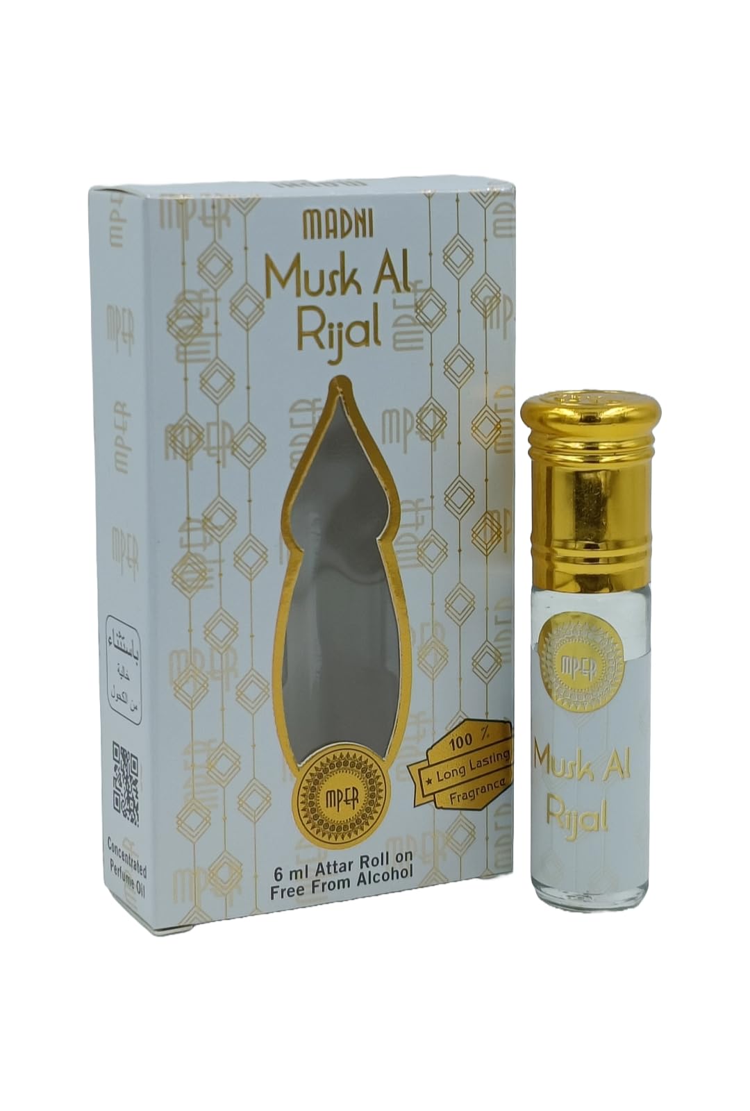 Madni Perfumes Musk Al Rijal Unisex Attar Roll On 6ml | Desertcart OMAN