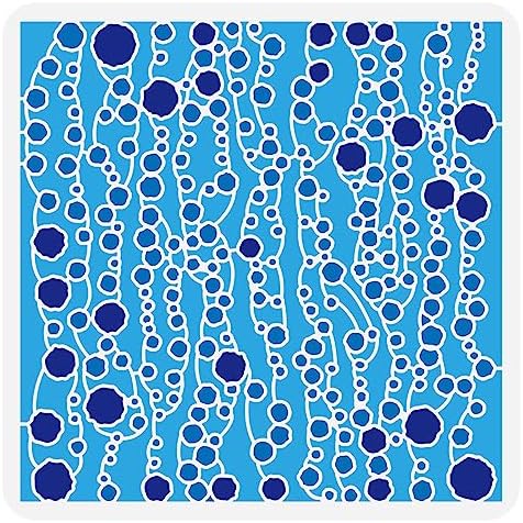 Amazon.com: FINGERINSPIRE Air Bubbles Stencil 11.8x11.8 inch Bubbles ...