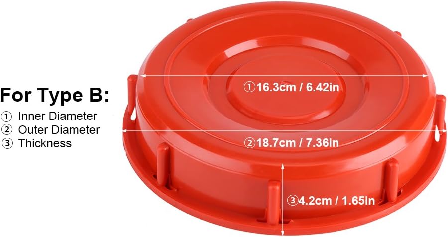 IBC Tank Lid, IBC Water Tank Vented Respiratory Cover Lid Cap Adaptor ...