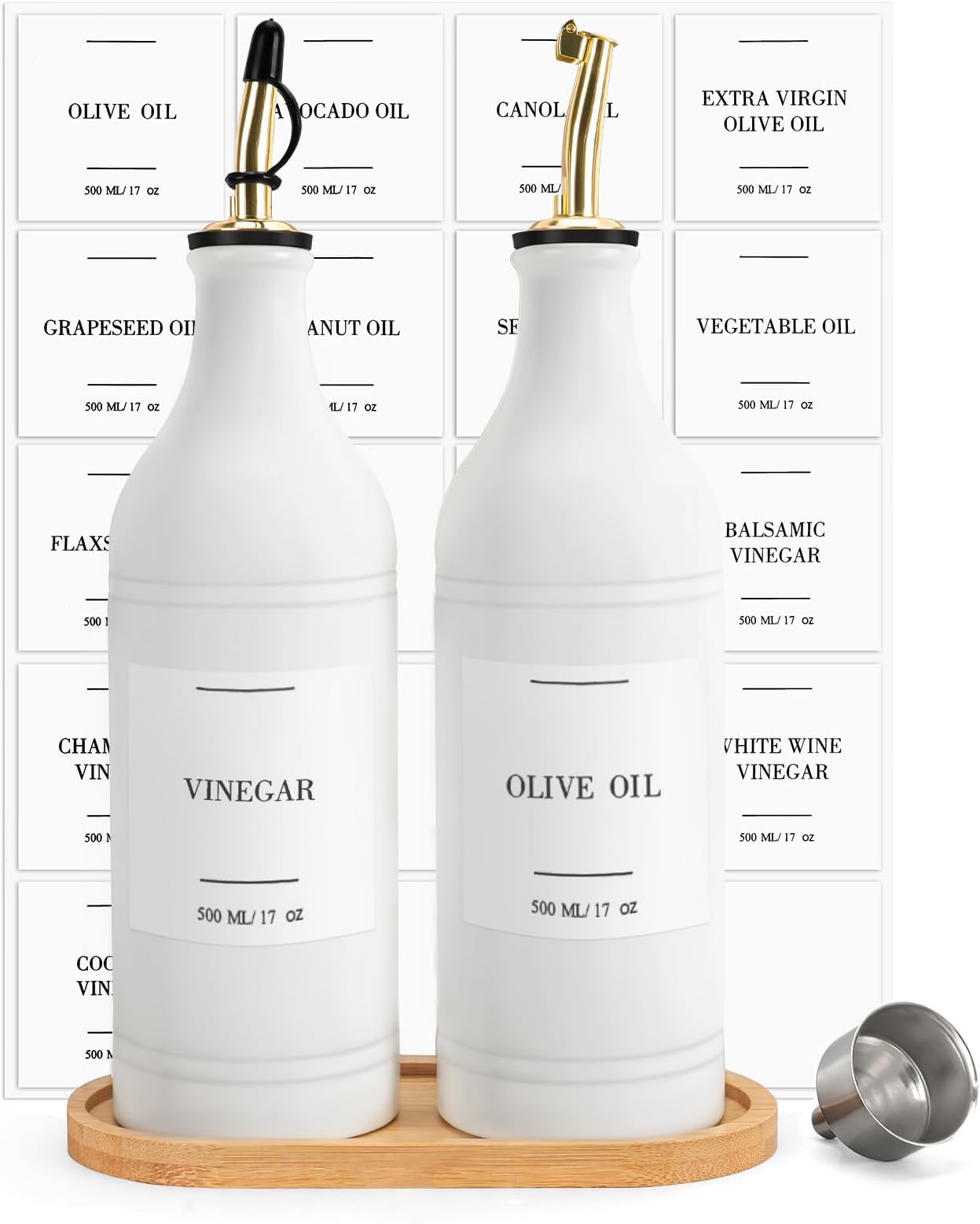 Amazon.com: Mysa Craft Oil and Vinegar Dispenser Set, Olive Oil ...
